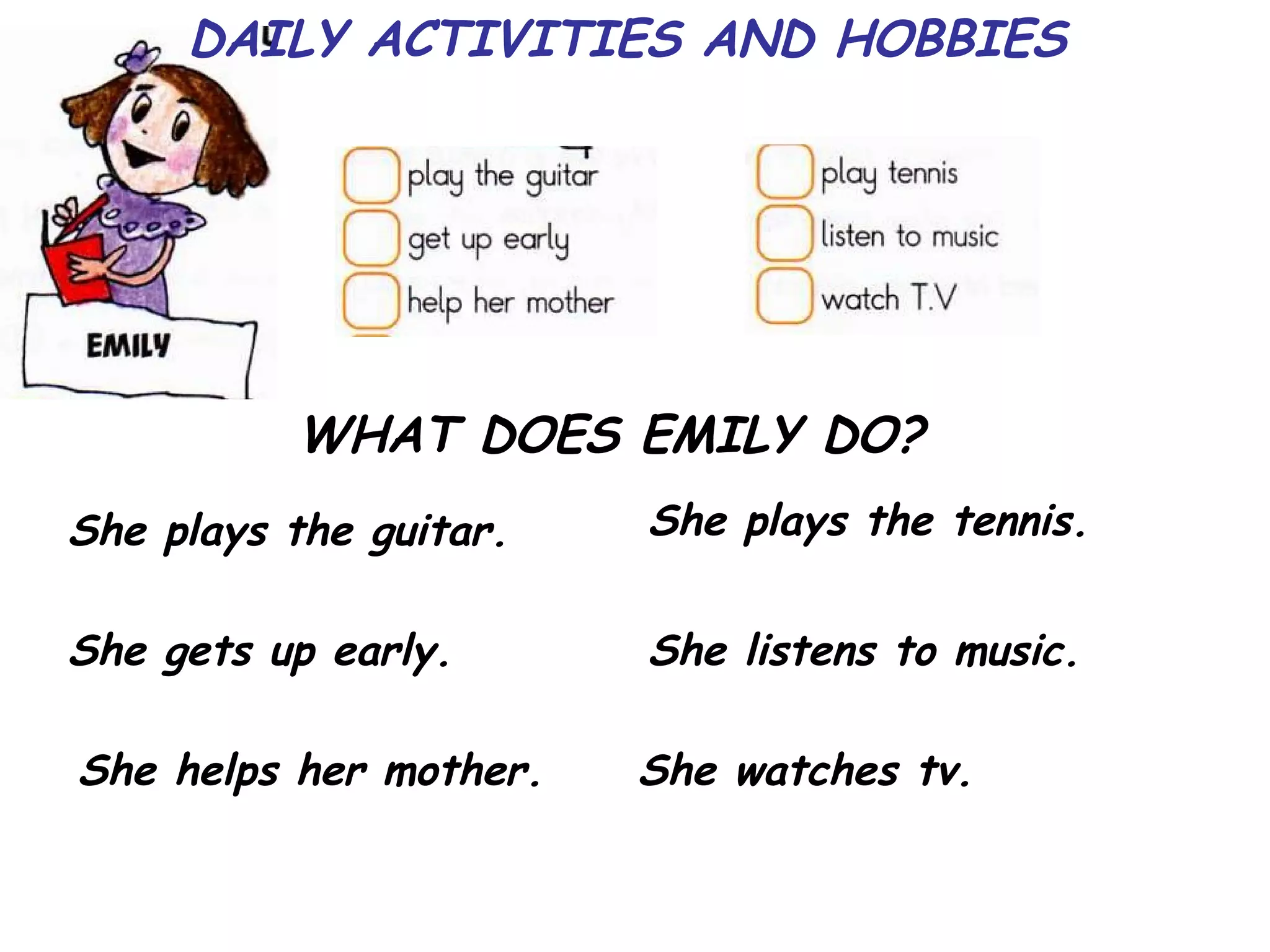 Daily Activities | PPT