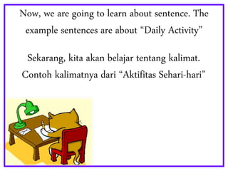 Daily activities | PPTX