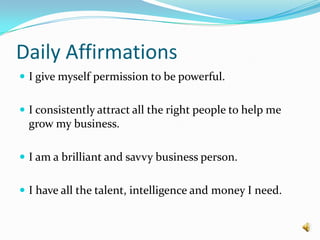 Daily Affirmations | PPT