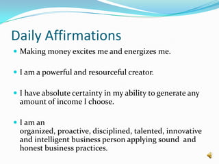Daily Affirmations | PPT