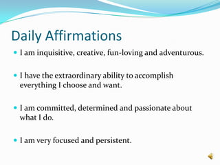 Daily Affirmations | PPT