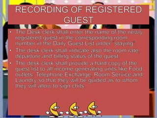 DAILY ARRIVAL LIST | PPTX