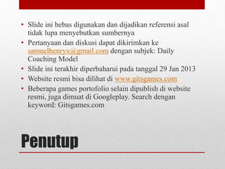 Daily Coaching Model | PDF