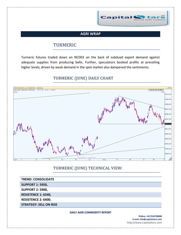 Daily commodity report | PDF | Agriculture | Industries