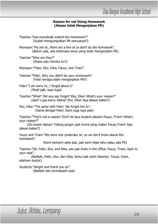 Daily conversation module | PDF