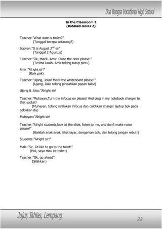 Daily conversation module | PDF