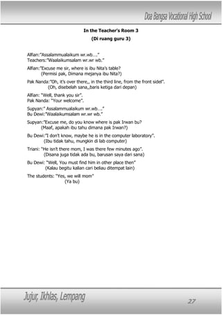 Daily conversation module | PDF