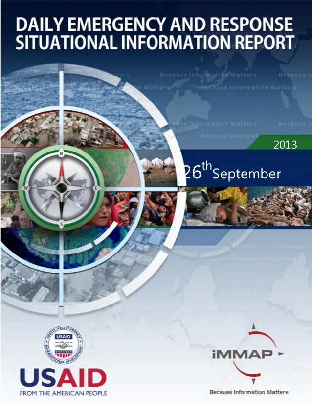 Daily emergency and response situational information report 26th sep-…