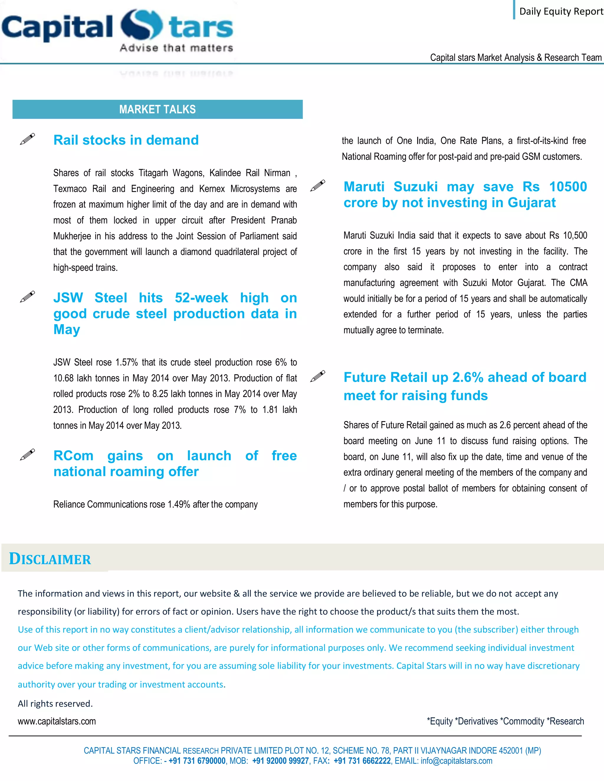 Daily equity report | PDF