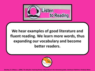 Daily five learning ppt. | PPTX