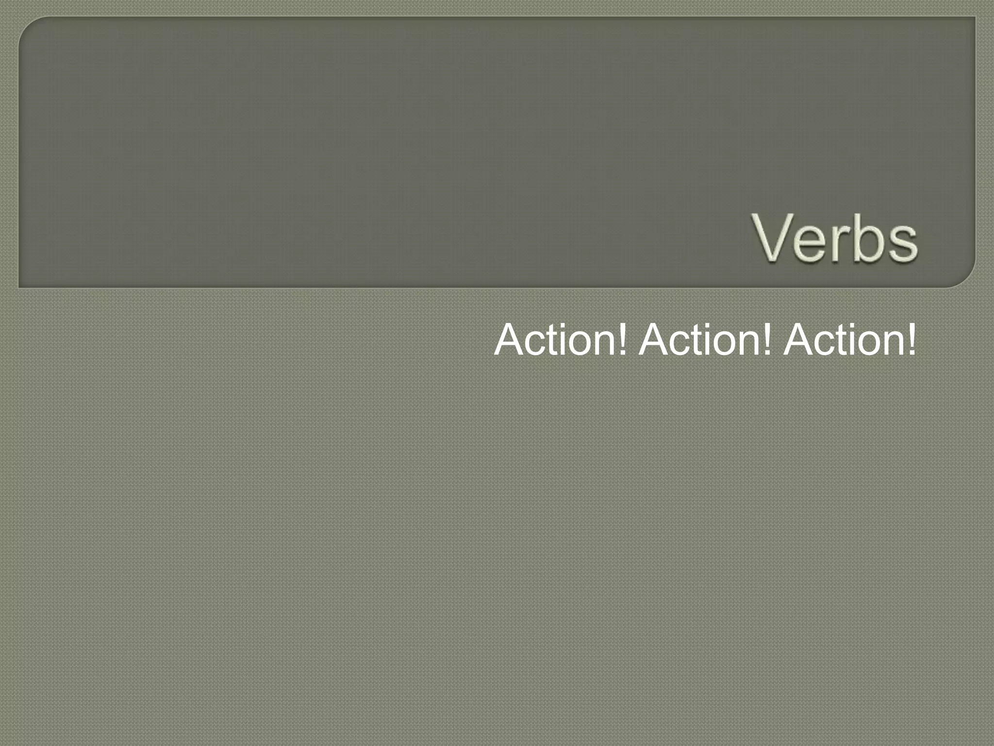 Daily Grammar - Verbs | PPTX