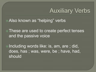 Daily Grammar - Verbs | PPTX