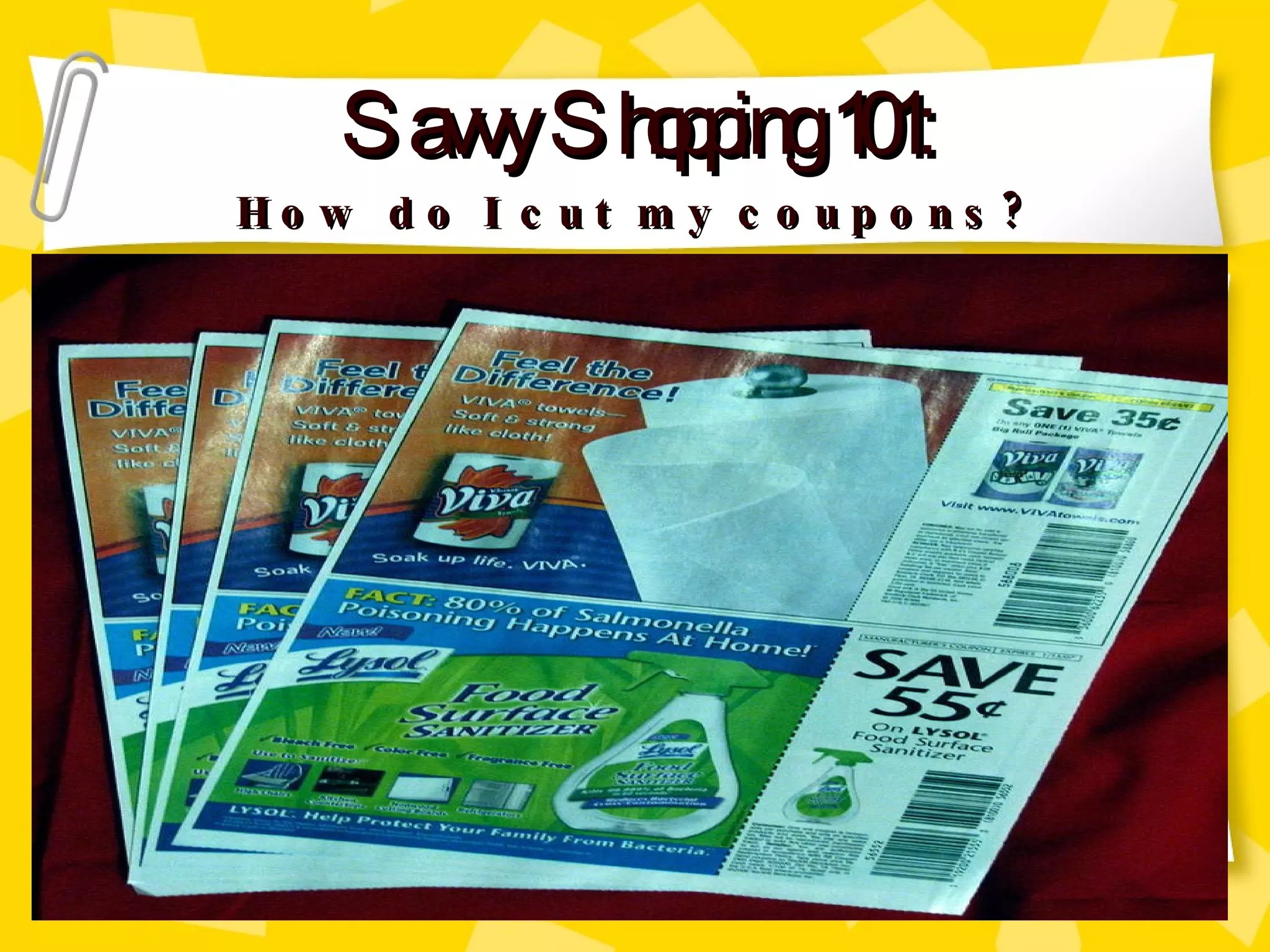 Savvyshopper training | PPT
