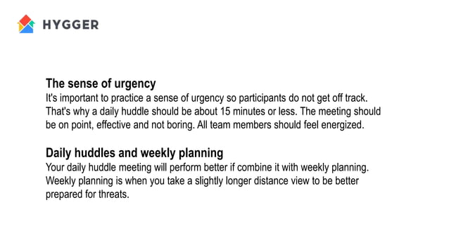 All about Daily Huddle Meetings | PPTX