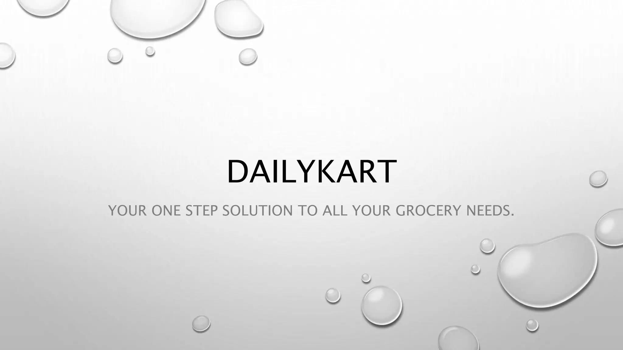 Dailykart presentation | PPTX