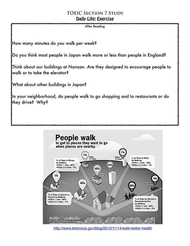 Daily life exercise | PDF