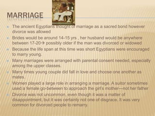 Daily life in ancient egypt By: Yvonne and Rebecca | PPT