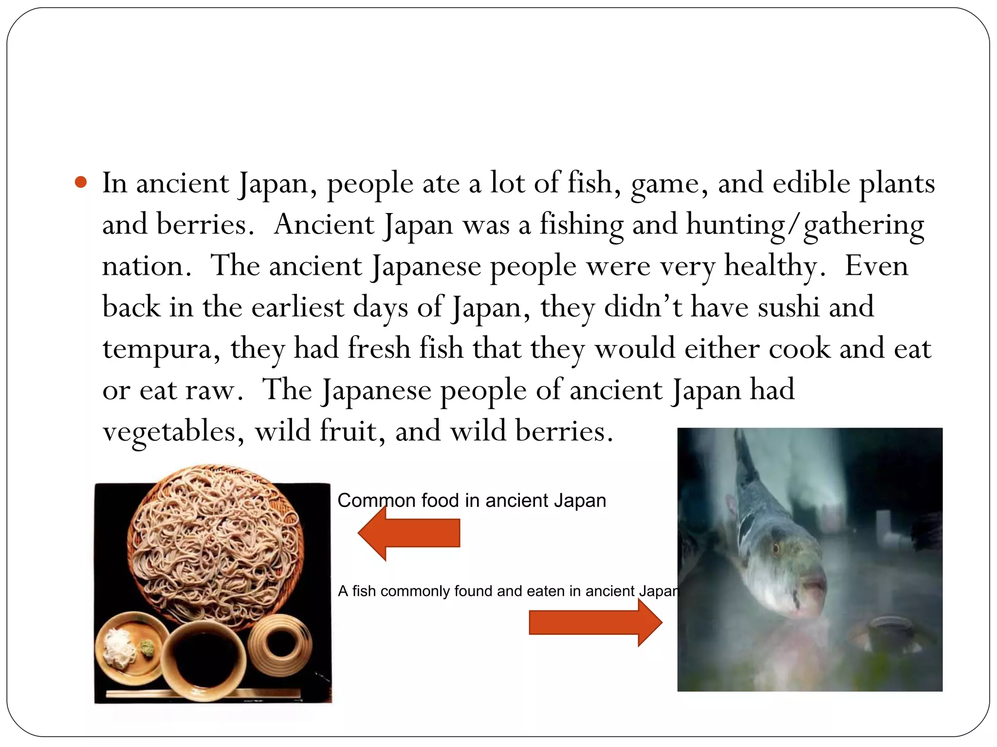 Daily life in ancient japan | PPT