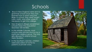 Daily Life In Colonial America | PPTX
