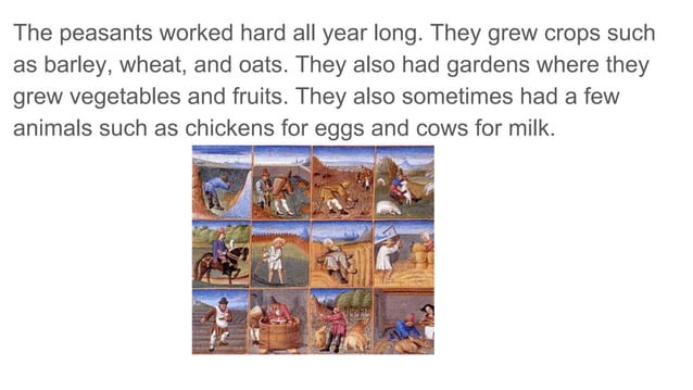 Daily life in Medieval Europe | PPT