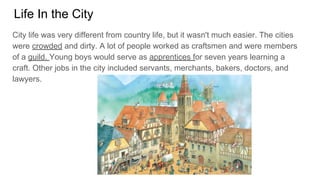 Daily life in Medieval Europe | PDF
