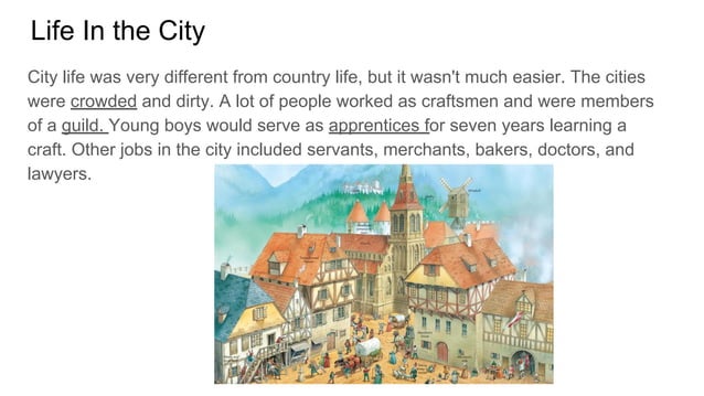 Daily life in Medieval Europe | PPT