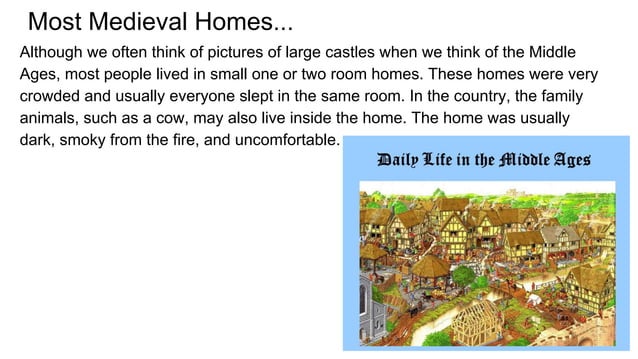 Daily life in Medieval Europe | PPT