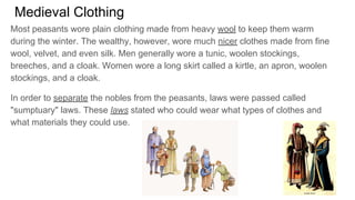 Daily life in Medieval Europe | PPT