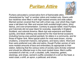 Daily life in puritan massachusetts | PPT