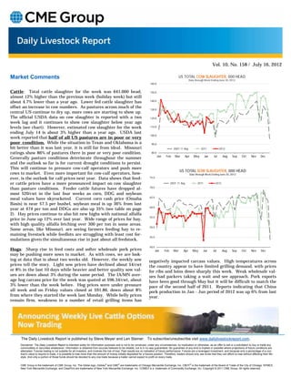 Daily livestock report no.158