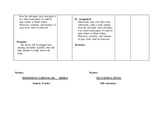 Daily log plan creative writing | DOCX