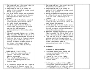 Daily log plan creative writing | DOCX