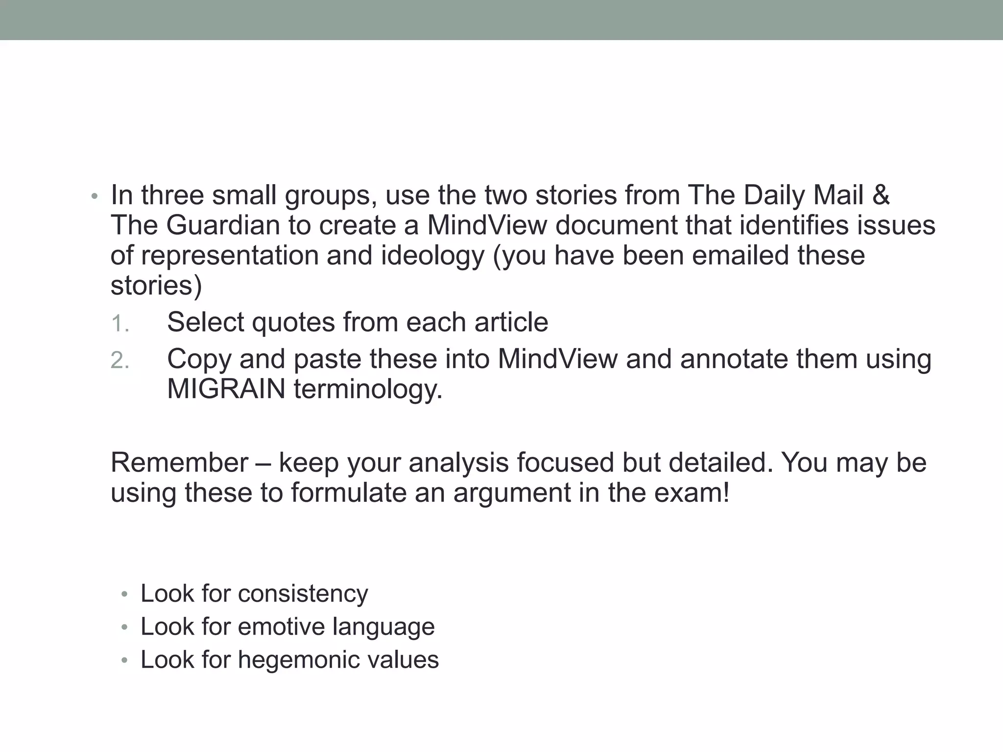 Daily Mail ideologies | PPTX