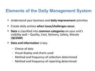 Daily Management | PPT