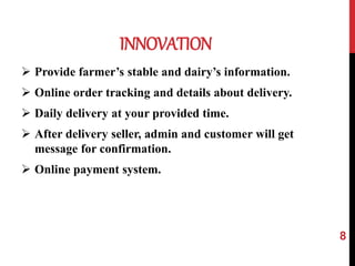 Daily milk Management | PPTX