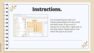 Daily Planner · agenda with organization slides | PPT
