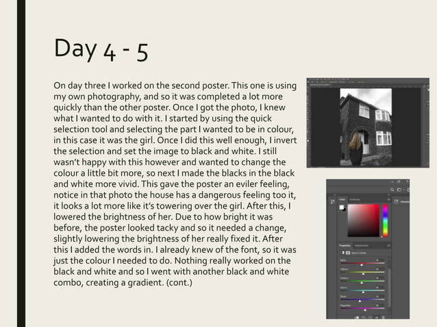 FMP Y2: Daily Production Diary | PPTX