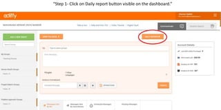 Daily report(teacher) | PPTX