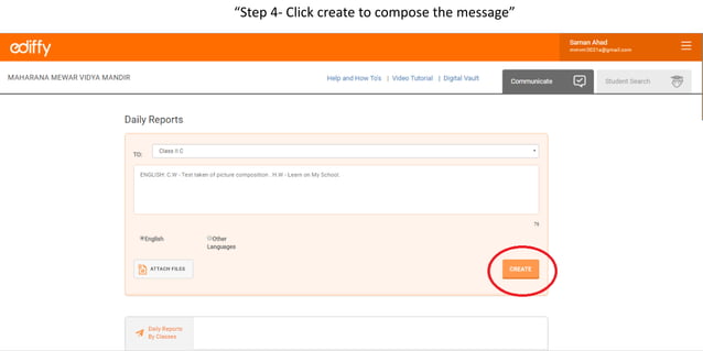 Daily report(teacher) | PPTX