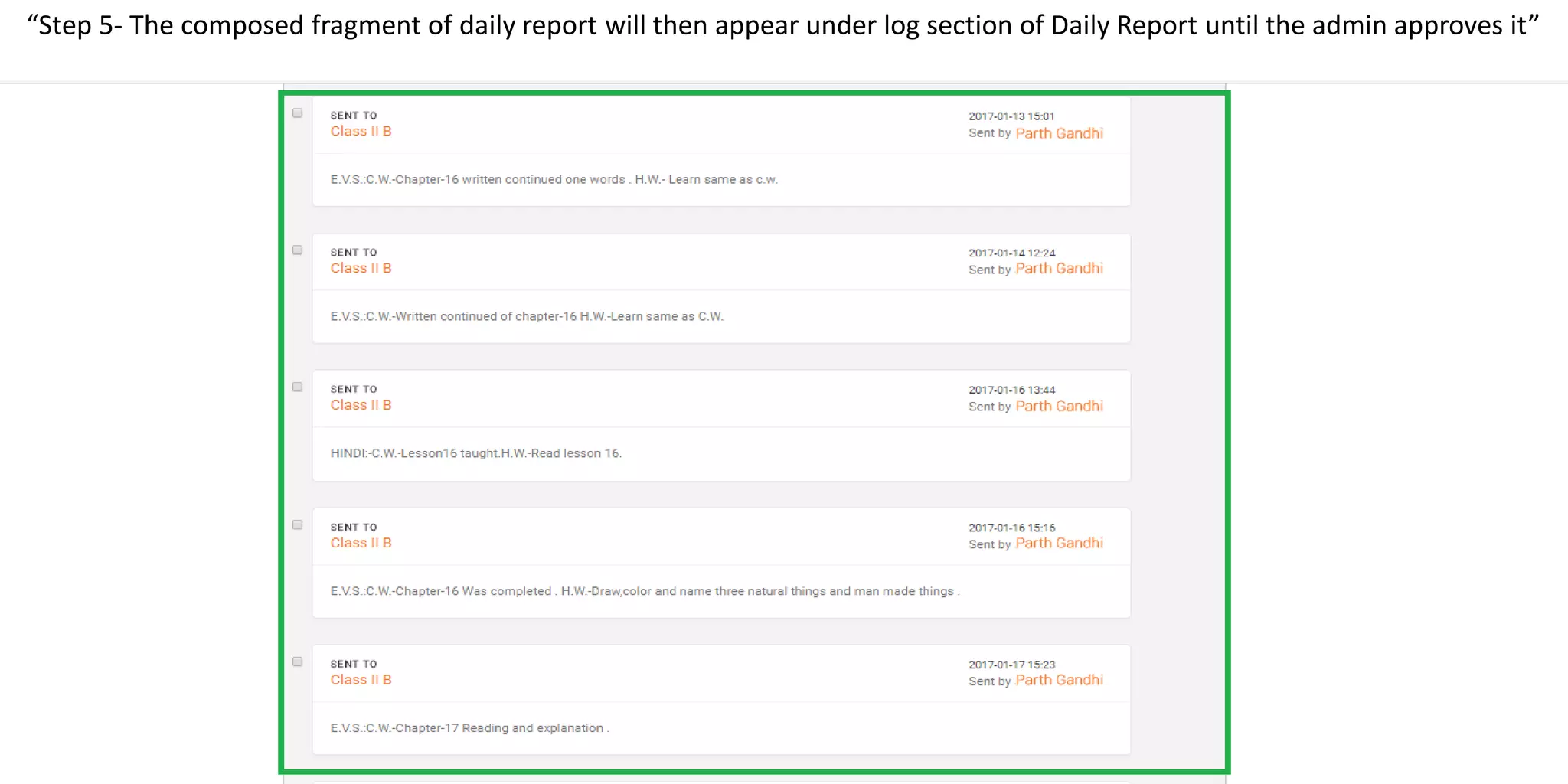 Daily report(teacher) new | PPT