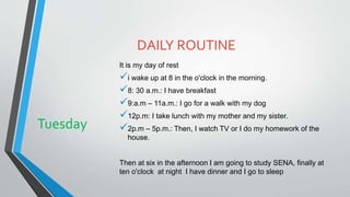Daily routine | PPT