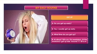 Daily routine | PPTX