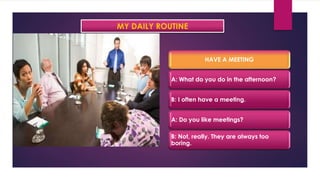 Daily routine | PPTX