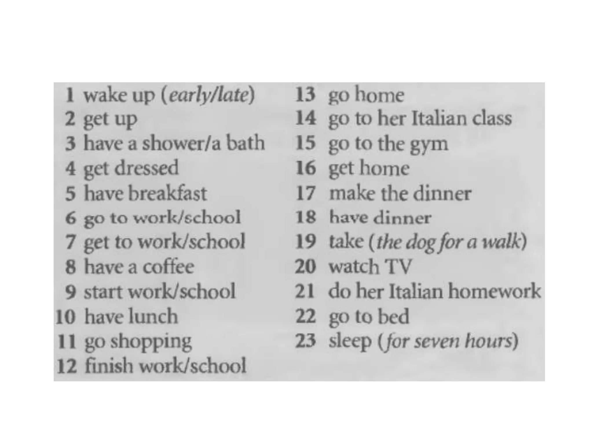 Daily routine | PPTX