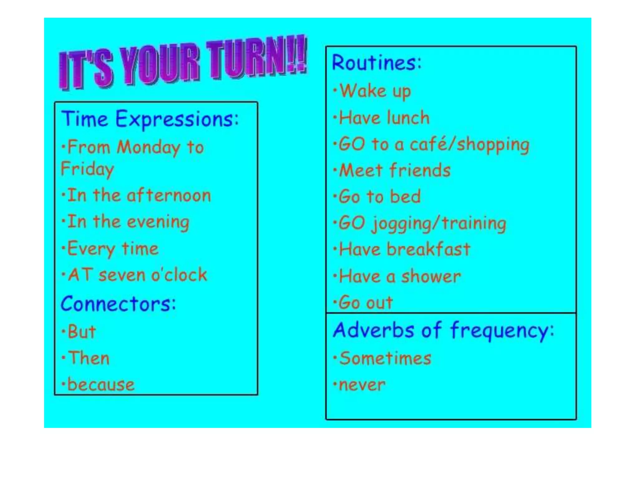Daily routine | PPTX