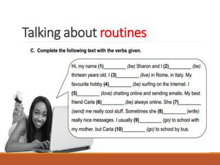 Daily routine | PPT