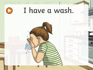 Daily routine - 1st person singular.pptx | Dining Out | Food & Drink