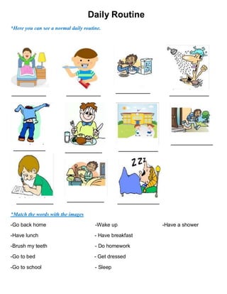 Daily routine | PDF