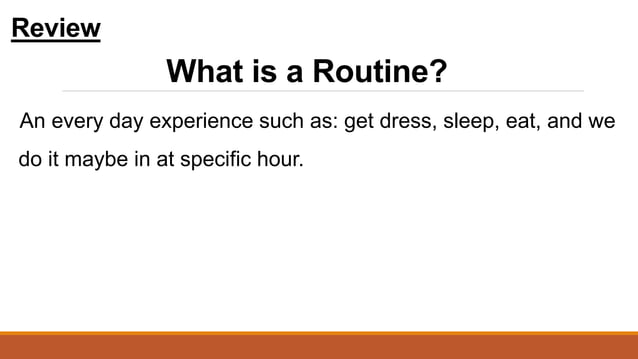Daily Routine.ppt | Parenting Babies and Toddlers | Parenting
