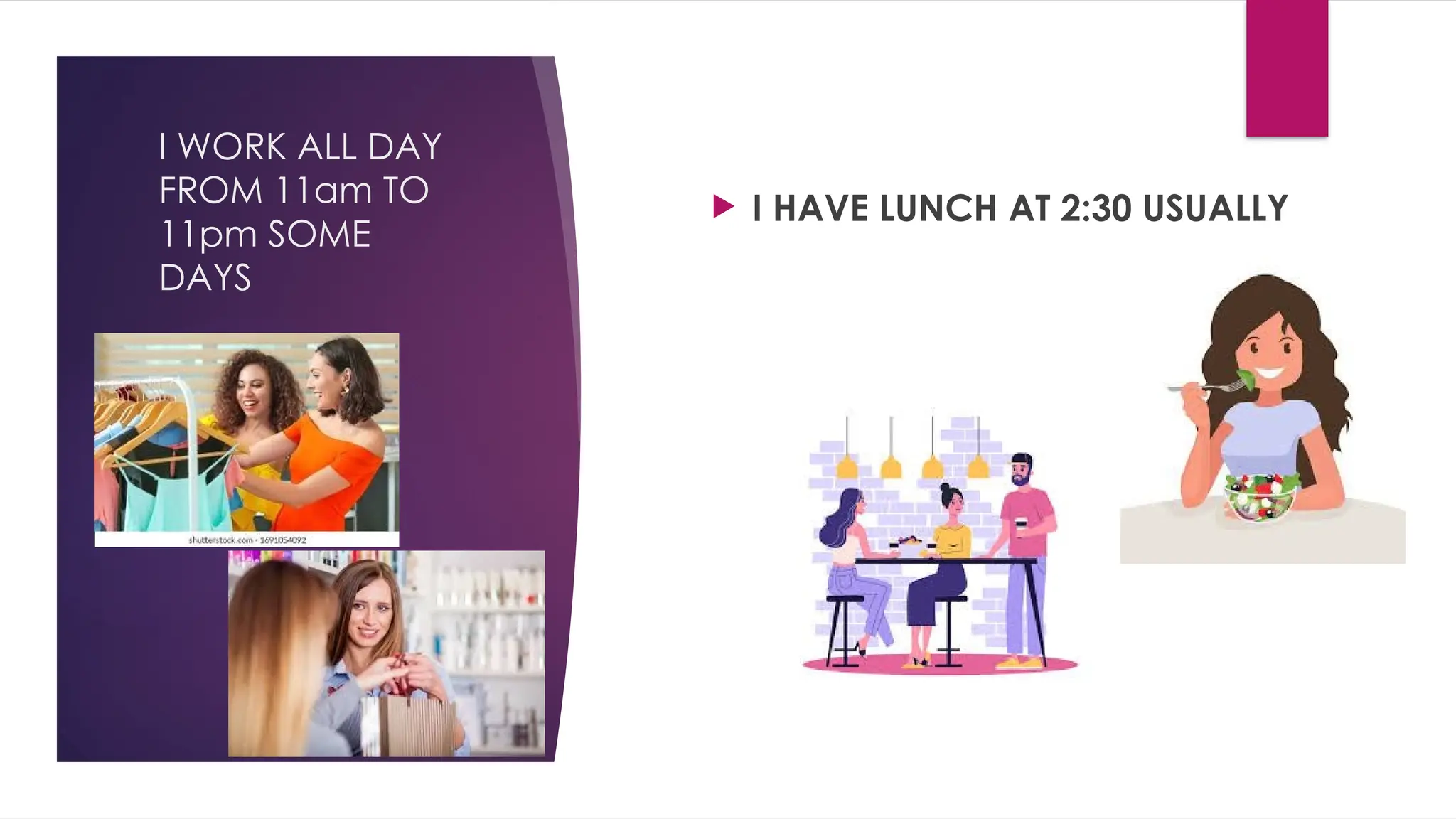 My Daily routine examples and activities done everyday | PPTX